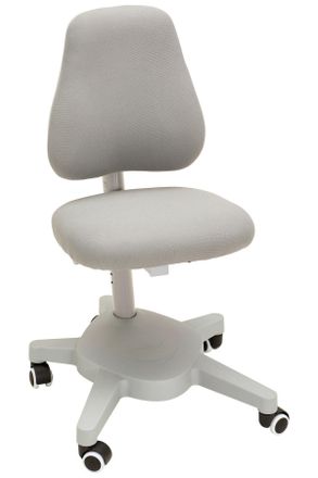 Flexa Jugenddrehstuhl, Grau, Metall, Kunststoff, Textil, Drehkreuz, 46x90x69 cm, mit Griff, ergonomische R&uuml;ckenlehne, Arbeitszimmer, B&uuml;rost&uuml;hle, Jugend- & K