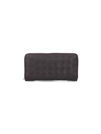 Bottega Veneta Zip Wallet Intrecciato