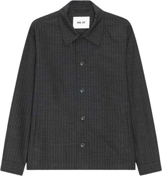Nn.07 Zander Hemd - - Shirts - Herren - Grau - M