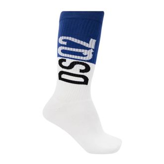 Dsquared2 Homme, Sous-vêtements, Blanc, Taille: S Mid Crew Socks