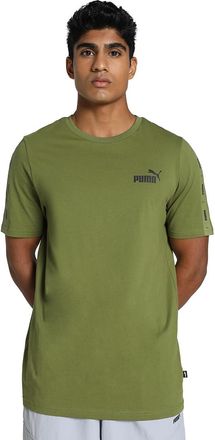 Puma Herren ESS+ Tape Tee T-Shirt, olivgr&uuml;n, 3XL