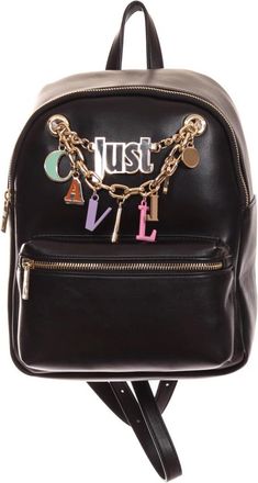 Just Cavalli Femme, Sacs, Noir, Taille: ONE Size Backpack