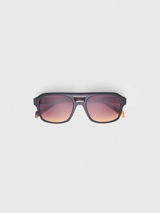 Maje Lunettes De Soleil Pilote - Noir - Maje