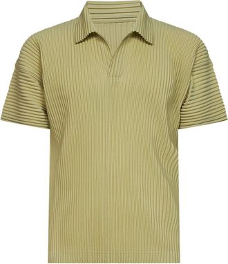 Issey Miyake Homme, Tops, Vert, Taille: XL Polo Chemises