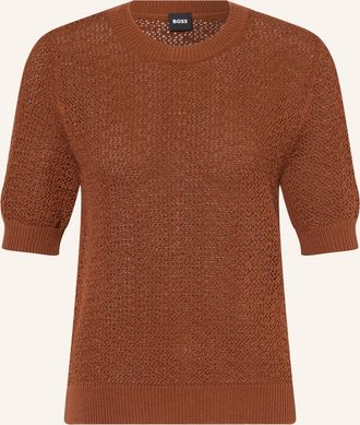 HUGO BOSS Strickshirt Folearia rot