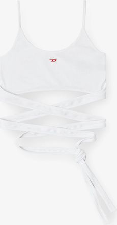 Diesel T-Leya-Tail stretch cotton top - DIESEL - gender_Woman