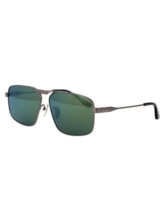 Balenciaga BB0418SK Metal Frame Sunglasses - Green