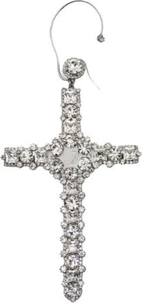 Blumarine Femme, Accessoires, Gris, Taille: ONE Size Boucles dOreilles M&eacute;tal et Pierre de Verre