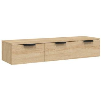 vidaXL Wandschrank Sonoma-Eiche 102x30x20 cm Holzwerkstoff Vidaxl