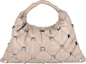 Philipp Plein Sac &agrave; poign&eacute;e en cuir - Femme - Sacs - Beige - Taille: ONE Size