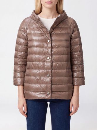 Herno Wendbare kurze Daunenjacke mit Rundhals aus Ultralight-Nylon