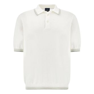 Paul & Shark Feather Baumwoll-Polohemd - - Tops - Herren - Wei&szlig; - S