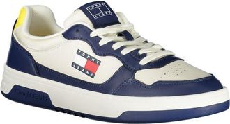 Tommy Hilfiger Colour-Block Leather and Polyurethane Sneaker - Blue