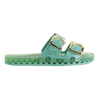 Sensi La Jolla Flamingo Slipper - - Shoes - Damen - Gr&uuml;n - 36 EU