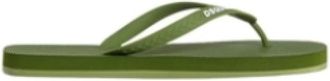Dsquared2 Homme, Chaussures, Vert, Taille: 44 EU Logo Thong Flip-Flops
