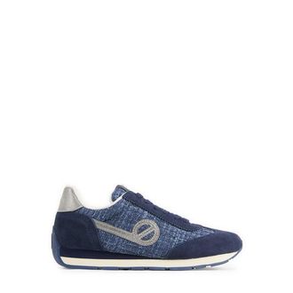 No Name Baskets basses aspect denim de coton m&eacute;lang&eacute;