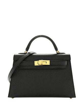 Herm&egrave;s mini cabas Kelly Sellier 20 (2024) - Noir