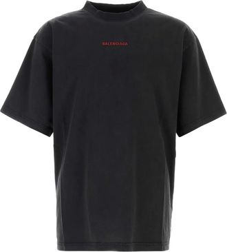 Balenciaga t-shirt en coton - Noir