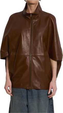 Balenciaga Blouson Cocoon - - Jackets - Damen - Braun - XS