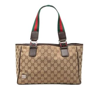 Gucci Sac cabas vintage doccasion - Femme - Pre-owned - Beige - Taille: ONE Size