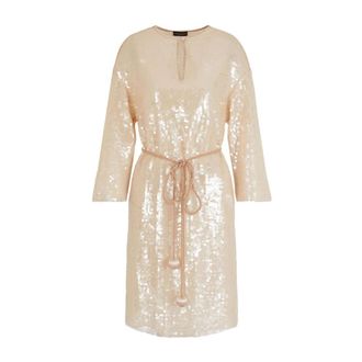 Emporio Armani Elegantes Partykleid - - Dresses - Damen - Beige - XS