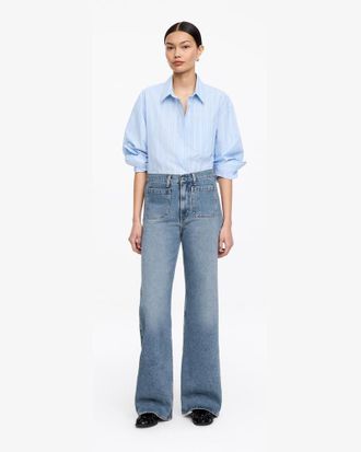 Arket LUPINE Flared Jeans -Blau