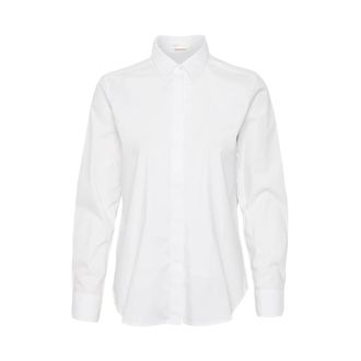 Inwear Klassisches wei&szlig;es Baumwoll-Businesshemd - - Blouses & Shirts - Damen - Wei&szlig; - 2XL