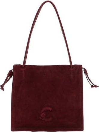 Coccinelle Cuir sac à épaule Dulse Suede Handbag Ribes/Ribes framboise