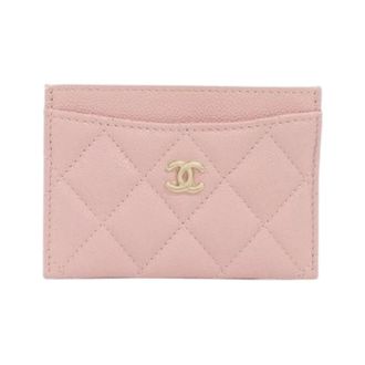 Chanel Pre-owned Timeless Classic Caviar Skin Card Case - - Pre-owned - Damen - Rosa - ONE SIZE
