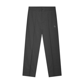 Filling Pieces Trainerhose Twill Wolle - - Trousers - Herren - Grau - S