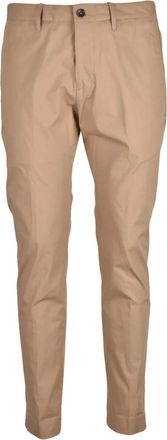Nine In The Morning Homme, Pantalons, Beige, Taille: M Easy Chino Slim Pantalons