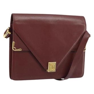 Cartier Sac bandouli&egrave;re vintage Pre-owned - Femme - Pre-owned - Rouge - Taille: ONE Size