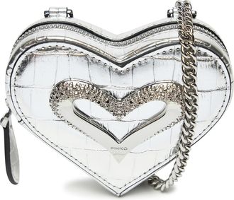 Pinko Geldbörse PINKO Heart Pills Holder. AI 24-25 PCPL 103835 A1W5 Silberfarben