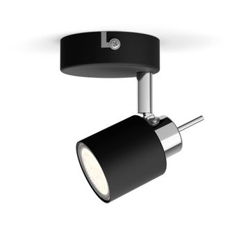 Philips Meranti Deckenspot, 1x35W, 1-flammig, exklusive Leuchtmittel (geeignet f&uuml;r GU10),schwarz