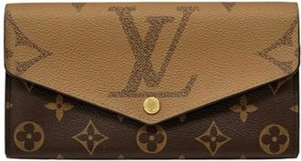 Louis Vuitton Portefeuille long pr&eacute;-poss&eacute;d&eacute; vintage (bi-pli) - Femme - Pre-owned - Brun - Taille: ONE Size