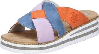 Rieker Damen V0260 Pantolette, Mehrfarbig 90, 41 EU