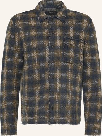AllSaints Allsaints Strickhemd Menard Regular Fit blau