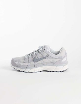 Nike P-6000 - Baskets en daim - Gris clair