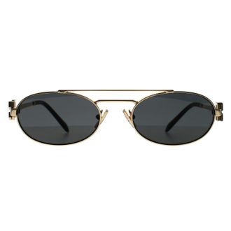 Miu Miu Oval Damen Blassgold Dunkelgrau MU 54ZS