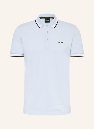 HUGO BOSS Piqu&eacute;-Poloshirt Paddy Curved Regular Fit blau