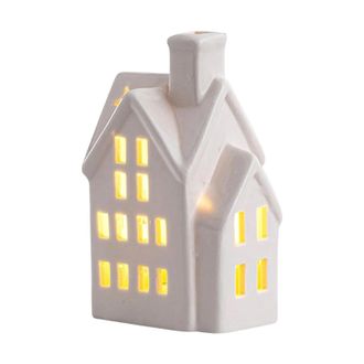 Generico Weihnachtshäuser, Tischdekoration mit LED-Licht, Weihnachtsdekoration für Zuhause, Partys, Party, Ausstellung, saisonaler Stil