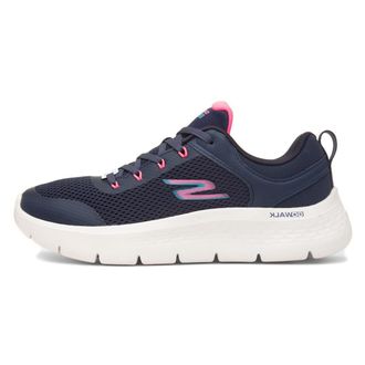 Skechers Damen GO Walk Flex Caley, Marineblauer Synthetikkorallenbesatz, 43 EU