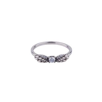 Pandora Bague ailes dange scintillantes - Femme - Accessoires - Gris - Taille: 52 MM