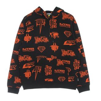 Iuter All Over Hoodie Lightweight - - Sweatshirts & Hoodies - Herren - Schwarzk - XL