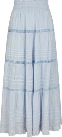 Neo Noir Femme, Jupes, Bleu, Taille: 42 FR Felicia S Voile Skirt