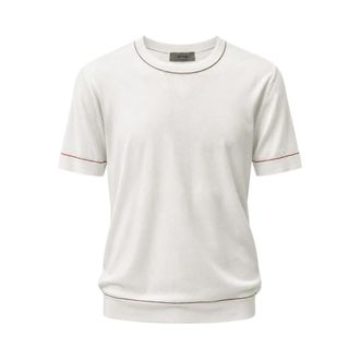 Ferrante Baumwoll-Rundhals-T-Shirt - - Tops - Herren - Wei&szlig; - M