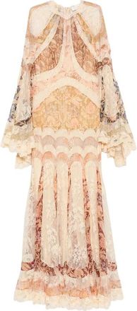 Zimmermann Robe Valiant &agrave; Panneaux - Femme - Robes - Beige - Taille: 38 FR
