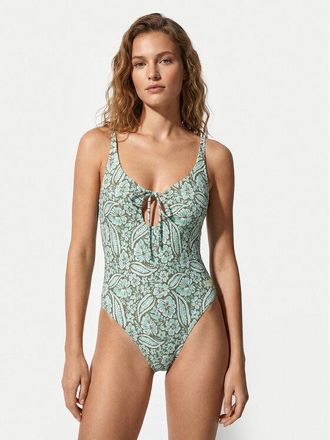Roxy Badeanzug Wildside Paisley ERJX103810 Gr&uuml;n