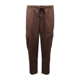Dolce & Gabbana Poplin Cargo Pants - - Trousers - Herren - Braun - L