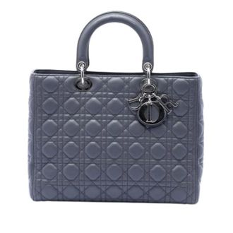 Dior Sac &agrave; main Lady Pre-owned - Femme - Pre-owned - Bleu - Taille: ONE Size